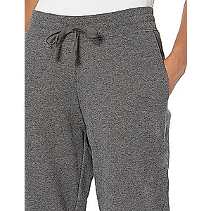 Amazon Essentials Women's Fleece Jogger Sweatpant (Available in Plus Size), Charcoal Heather, 5X