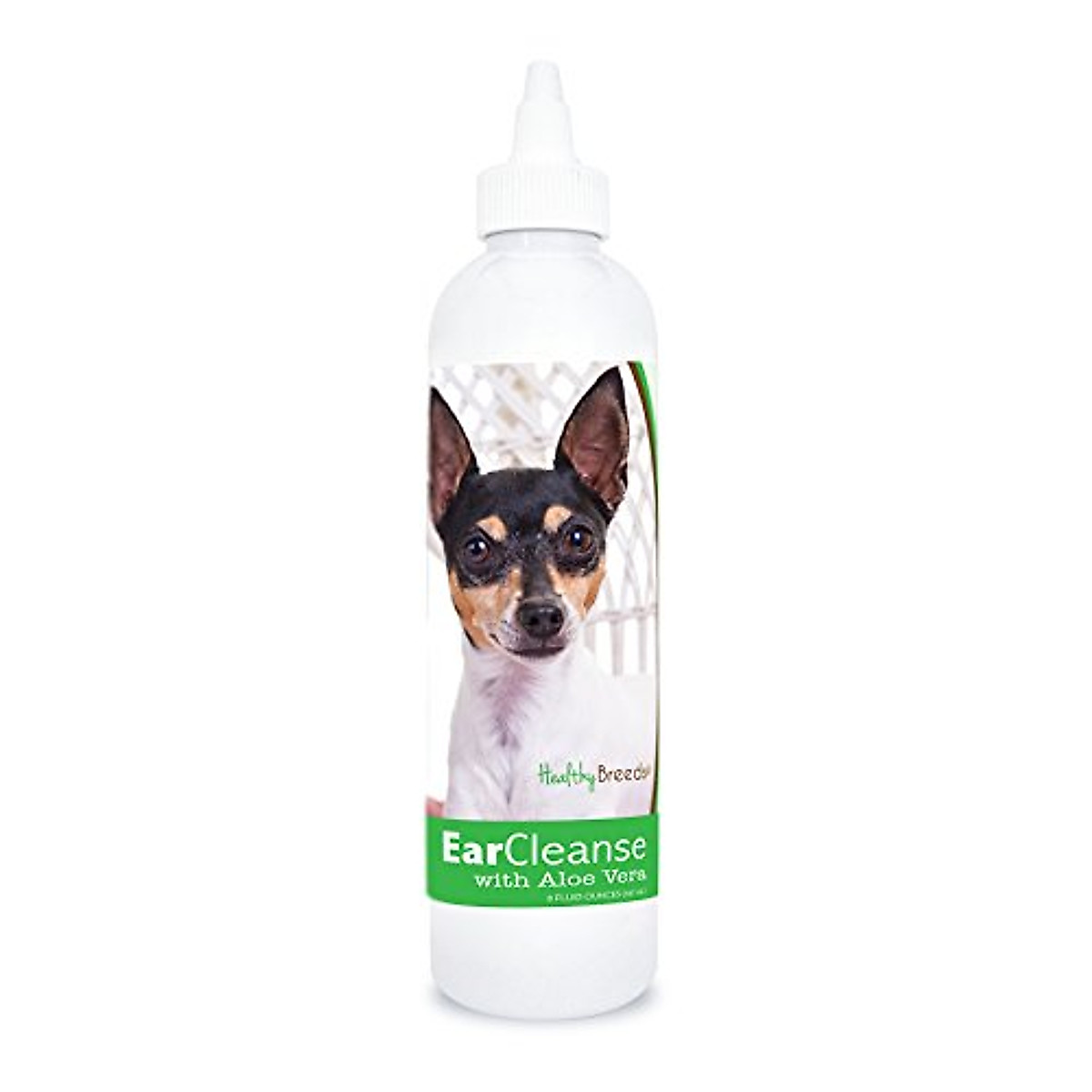 Healthy Breeds Toy Fox Terrier Ear Cleanse with Aloe Vera Cucumber Melon 8 oz