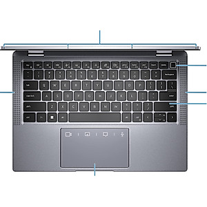 Dell Latitude 9000 9330 13.3" Touchscreen Convertible 2 in 1 Notebook - QHD+ - 2560 x 1600 - Intel Core i5 12th Gen i5-1240U Deca-core (10 Core) 1.10 GHz - Intel Evo Platform - 16 GB Total RAM - 16