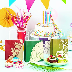 OCPSPS Movie Party Favor Bags 12pcs Gift Bags Kids Goodie Candy Bags with Handles Children Birthday Party Supplies