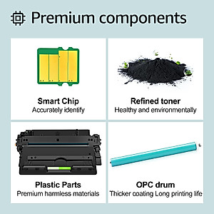 greencycle Compatible Toner Cartridge Replacement for HP 14A CF214A use in M712 M712dn M712xh MFP M725 M725dn M725f Series Printer ( 3-Pack, Black )