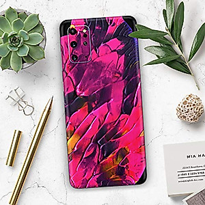 DesignSkinz Liquid Abstract Paint V29 Protective Vinyl Decal Wrap Skin Cover Compatible with The Samsung Galaxy S20 (Screen Trim & Back Glass Skin)