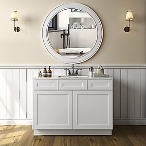 LOVMOR 36'' Bathroom Vanity, Single Sink Storage Unit, Large Capacity for Laundry Room, Kitchen, Shower Room & Utility Room.