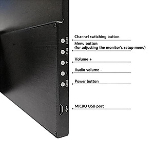 Serchou 1080P HD Display Computer Extension Screen 13.3 inches / 15.6 inches Full Interface Portable Monitor (Size : 13.3 inches)