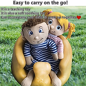 weilishun Human Body Anatomy Toy for Kids -Soft Plush Anatomy Doll, DIY Human Body Model Awareness Teaching Tools & Preschool Science Learning Toy(Pink)