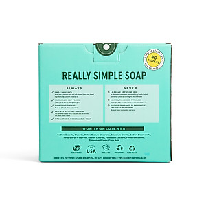 Ingredients Matter Powder Laundry Soap - Fragrance Free, Hypoallergenic Detergent, Natural & Eco-Friendly, Plastic Free, Made in USA, Natural Essential Oils & Dermatologist Tested - 36 oz, 72 Loads