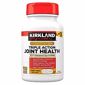Kirkland Signature Expect More Triple Action Joint Health, 110 Coated Tablets
