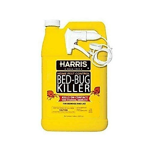 HARRIS Bed Bug Killer, Liquid Spray with Odorless and Non-Staining Formula (Gallon)