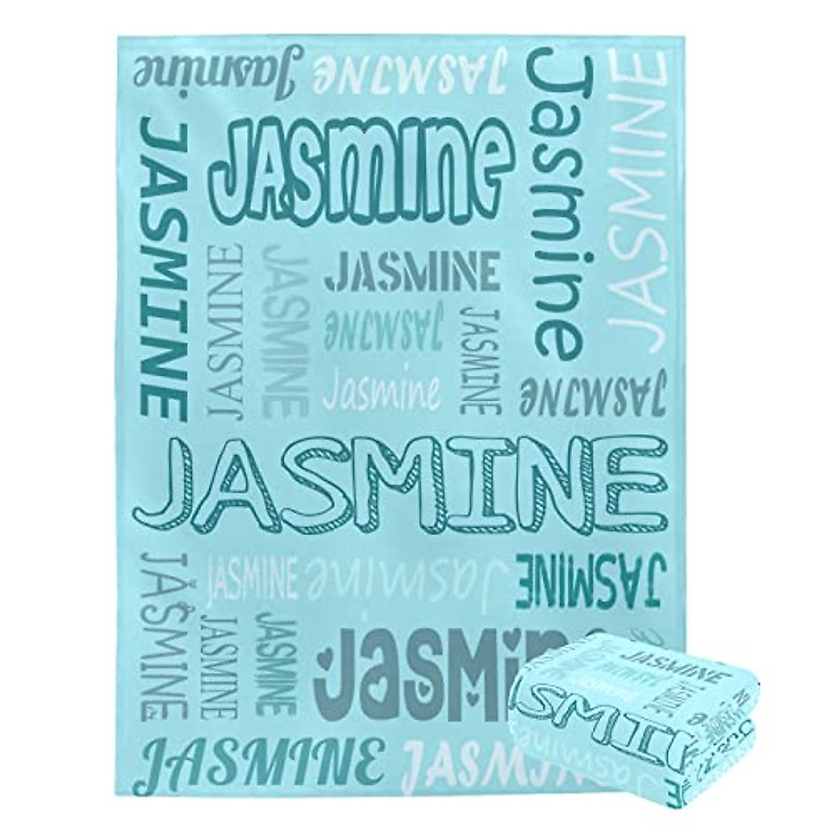 Dr.TOUGH Custom Blanket Personalized Baby Blanket with Name Customized Flannel Throws Blankets Personalized Blanket for Kids Adults