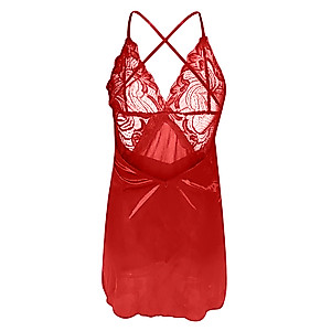 sex accessories for adults couples adult sex games sex babydoll lingerie for women for sex naughty sex stuff for couples kinky lingerie for women for sex play 238 (Red, S)