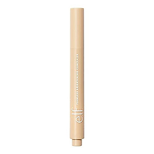 e.l.f. Flawless Brightening Concealer, Illuminating & Highlighting Face Makeup, Conceals Dark Under Eye Circles, Light 28 W, 0.07 Fl Oz