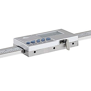 Accusize Industrial Tools 0-8''/0-200 mm by 0.0005''/0.01 mm Horizontal Electronic Digital DRO Scale Unit, Abho-0008