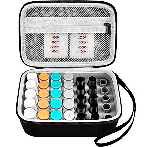 Case Compatible with Silhouette for Cameo 4 3 2 1 Blade Tools and Auto Blades, 35+pcs Tool Organizer Holder for Rotary Blade Kraft Blade AutoBlade Pen Holder Punch Blade Tool Adapter Set (Box Only)