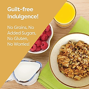 Kiss My Keto Granola Cereal – Peanut Butter Chocolate Keto Granola Low Carb Cereal (2g-Net) Low Sugar Granola (1g) – Grain Free Granola Keto Cereal, Gluten Free Granola – Keto Nut Granola for Yogurt 2pk