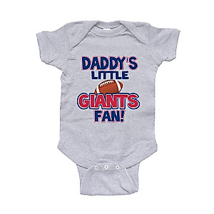 NanyCrafts' Daddy's Little Giants Fan baby bodysuit 6 Months Heather