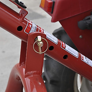 Tool Tuff Pole-Star 400 3-Point Tractor Post Hole Digger for Compact/Sub-Compact/Cat 0 Tractors with 6" Auger.