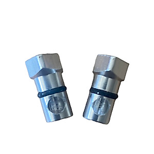 TORNADO´S Powder Dispenser for 1 and 2 Grams in Polished Aluminum. Discreet and Hygienic