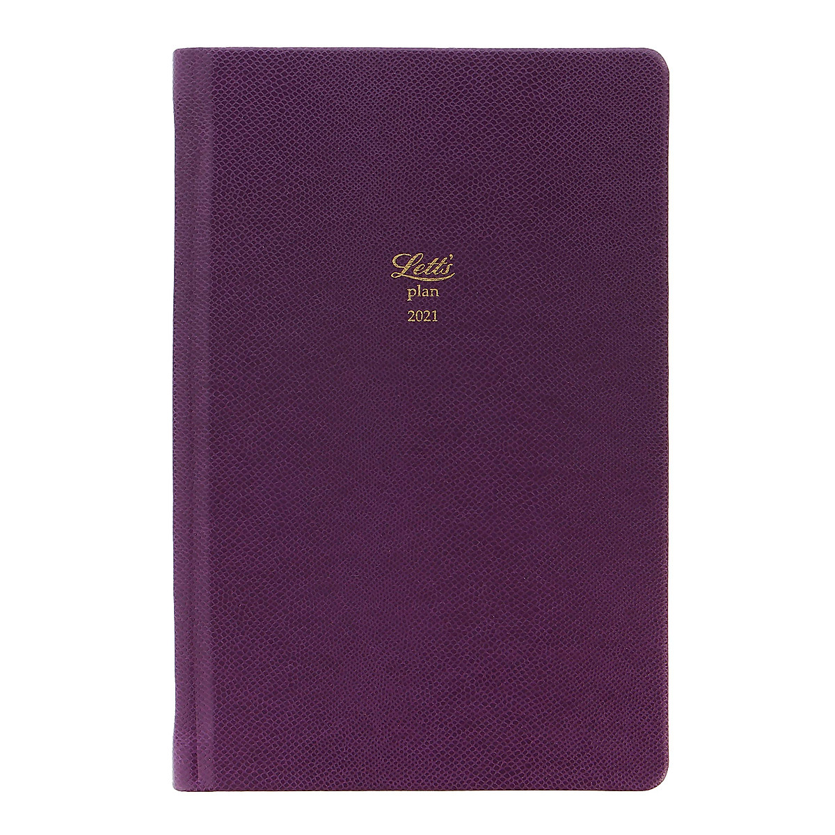 Letts Legacy Heritage Book Size Week to View 2021 Diary - Purple, 21-081978
