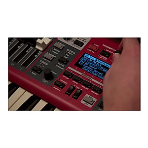 Nord Electro 6D 73 73-Note Semi-Weighted Waterfall Keybed Bundle with Adjustable Keyboard Stand, Adjustable Double X Bench, Sustain Pedal, and Closed-Back Headphones (5 Items)