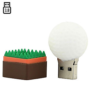 64GB Ball Model Flash Drive USB 3.0 Drive Memory Stick Thumb Drives Pen Drive Data Storage Zip Drive Jump Drive Flash Stick USB Stick USB Flash Drive - Golf