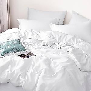 PHF Ultra Soft Comforter Sets Queen-7 Pieces Bed in A Bag Comforter & Sheet Set All Season-Comfy Lightweight Bedding Set Comforter, Sheets, Pillowcases & Shams, White