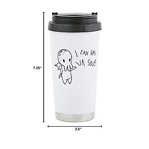 CafePress Cthulhu Can Has Ur Soul Stainless Steel Travel Mu 20 oz. Insulated Stainless Steel Coffee Tumbler