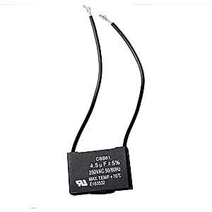 Wadoy CBB61 Ceiling Fan Capacitor Compatible with New Tech 2 Wire 4.5uf 50/60Hz 250VAC