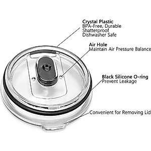 30 oz Magnetic Spill Proof Tumbler Lid - Compatible With Yeti Rambler replacement lid, zark Trail,Old Style Rtic Replacement Lid (1 Pack)