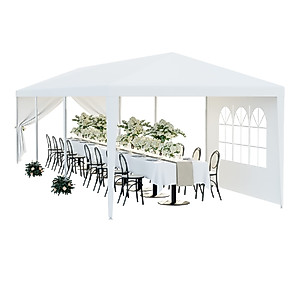 BBBuy 10'x30' Outdoor Party Wedding Tent Canopy Waterproof Camping Gazebo BBQ Shelter Pavilion Heavy Duty, 8 Removable Sidewalls (10x30)
