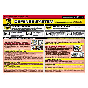 Raid Double Control Small Roach Baits Plus Egg Stopper 0.63 Ounce (Pack of 6)