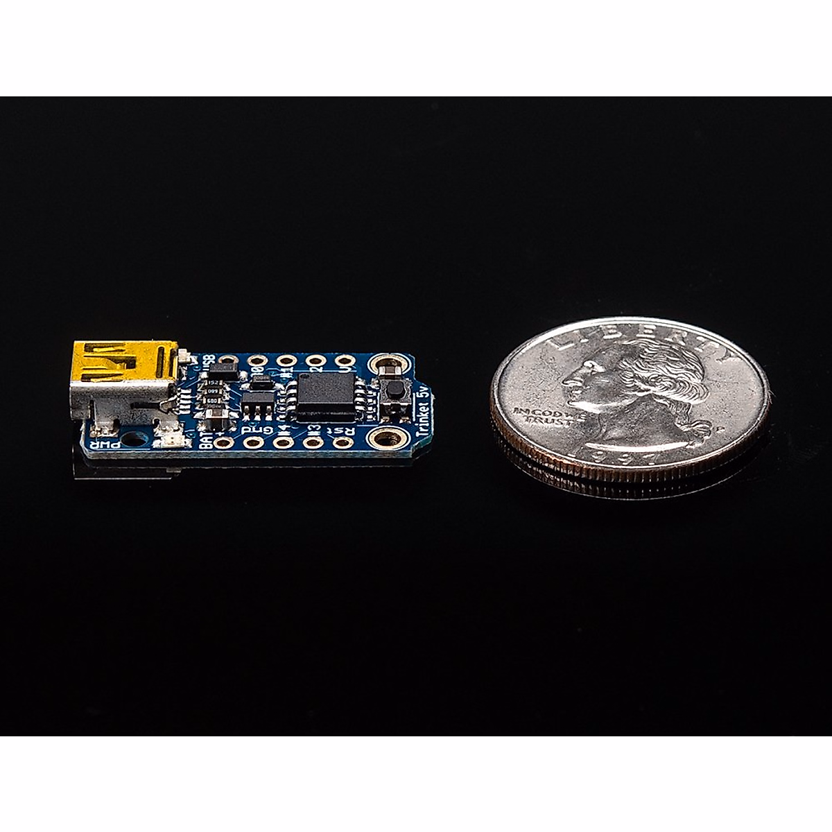 Adafruit (PID 1501 Trinket - Mini Microcontroller - 5V Logic
