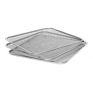 Food Dehydrator Accessories, 2Pack BPA-Free Stainless Steel Drying Trays, Compatible with DBC-18A, 18 trays Mesh Racks 2pcs