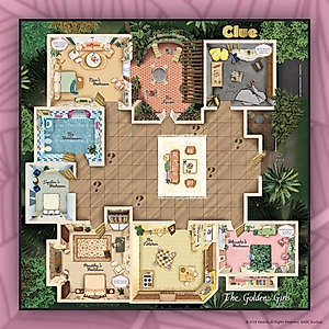 Clue The Golden Girls Board Game | Golden Girls TV Show Themed Game | Solve The Mystery of Who Ate The Lastpiece of Cheesecake |Officially Licensed Golden Girls Merchandise | Themed Clue Mystery Game