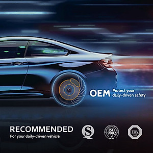 [Rear] TOVASTY Brake Pads and Rotors Kit for Nissan Pathfinder 2013-2020 OE Series [BK2544]