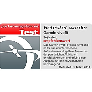 Garmin Vivofit Fitness Band - Black w/o ant stick (Renewed)