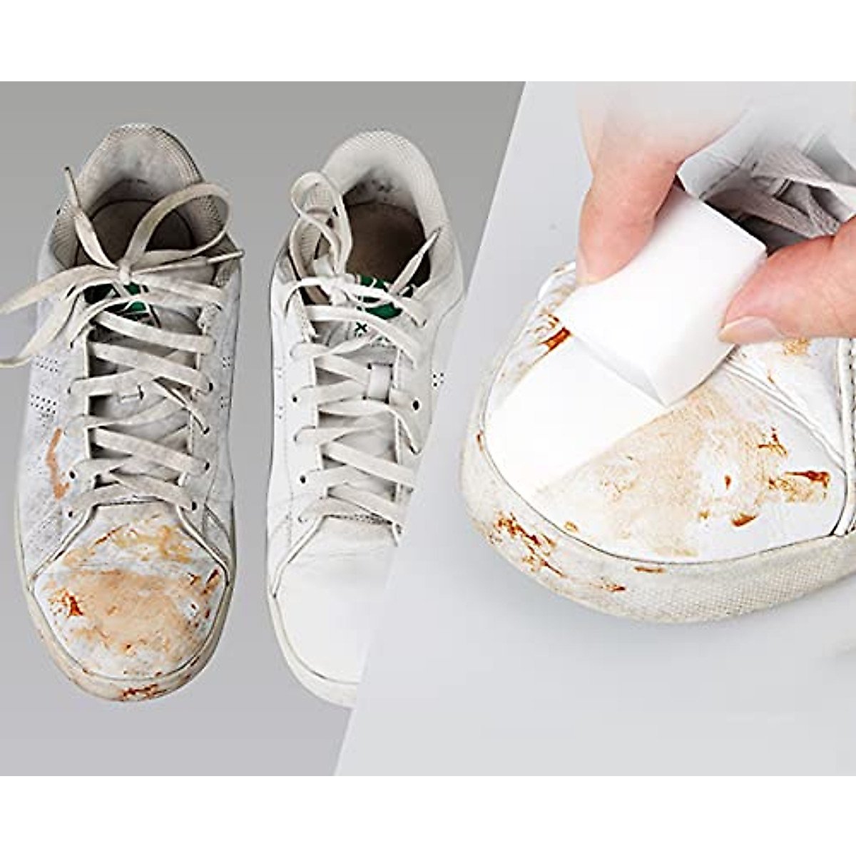 Magic Sponges Eraser,10 Pack Melamine Sponge in Bulk,2X Density,Long Lasting,Cleaning Sponge for Kitchen, Bathroom,Bathtub, Sink,Furniture, Wall Cleaner (White,3.93x2.36x0.79in)