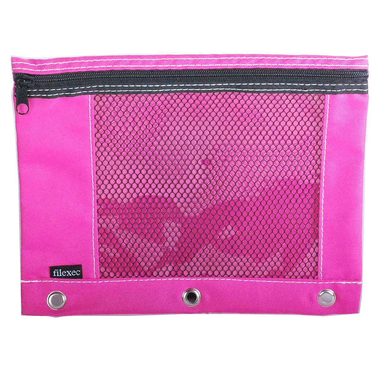 Filexec Products Soft Touch Pencil Pouch (18272) Hot Pink