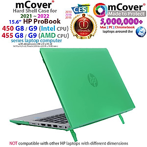 mCover Case Compatible ONLY for 2021～2024 15.6" HP ProBook 450 | 455 G8 / G9 / G10 Series Windows Notebook PC (NOT Fitting Other HP Models) - Purple