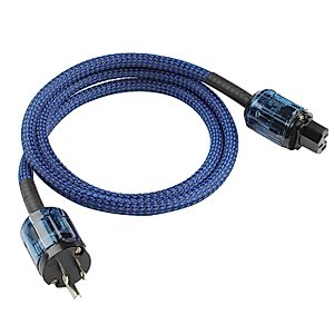 HiFi Audiophile Power Cord HiFi Audio AC Power Cable Power Cord US Plug 1.5 Meters 4.9feet