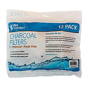 PetStandard Filters for Petmate Fresh Flow Pet Fountains (12 Pack)