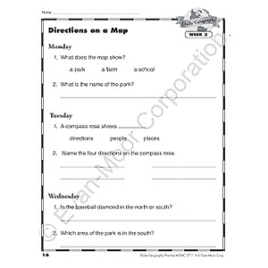 Daily Geography Practice, Grade 2