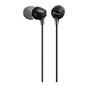 Sony MDR-EX15AP Earphones with Smartphone Mic and Control - Black