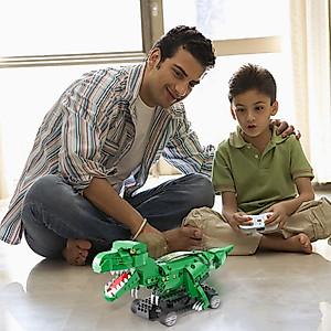 Dinosaur Toys for 6 7 8 9 10 11 12 Year Old Boys Jurassic STEM Toys Building Toys Educational&Learning Toys Remote Control Building Set & APP Control Building Blocks Kits,Birthday Gifts for Kids