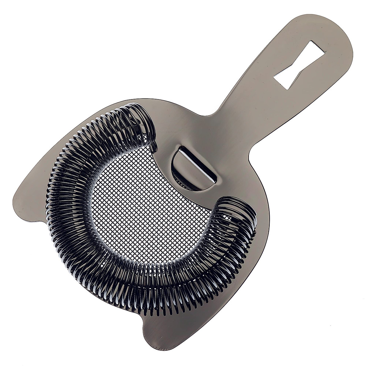 Barfly Fine Mesh Spring Strainer, Black