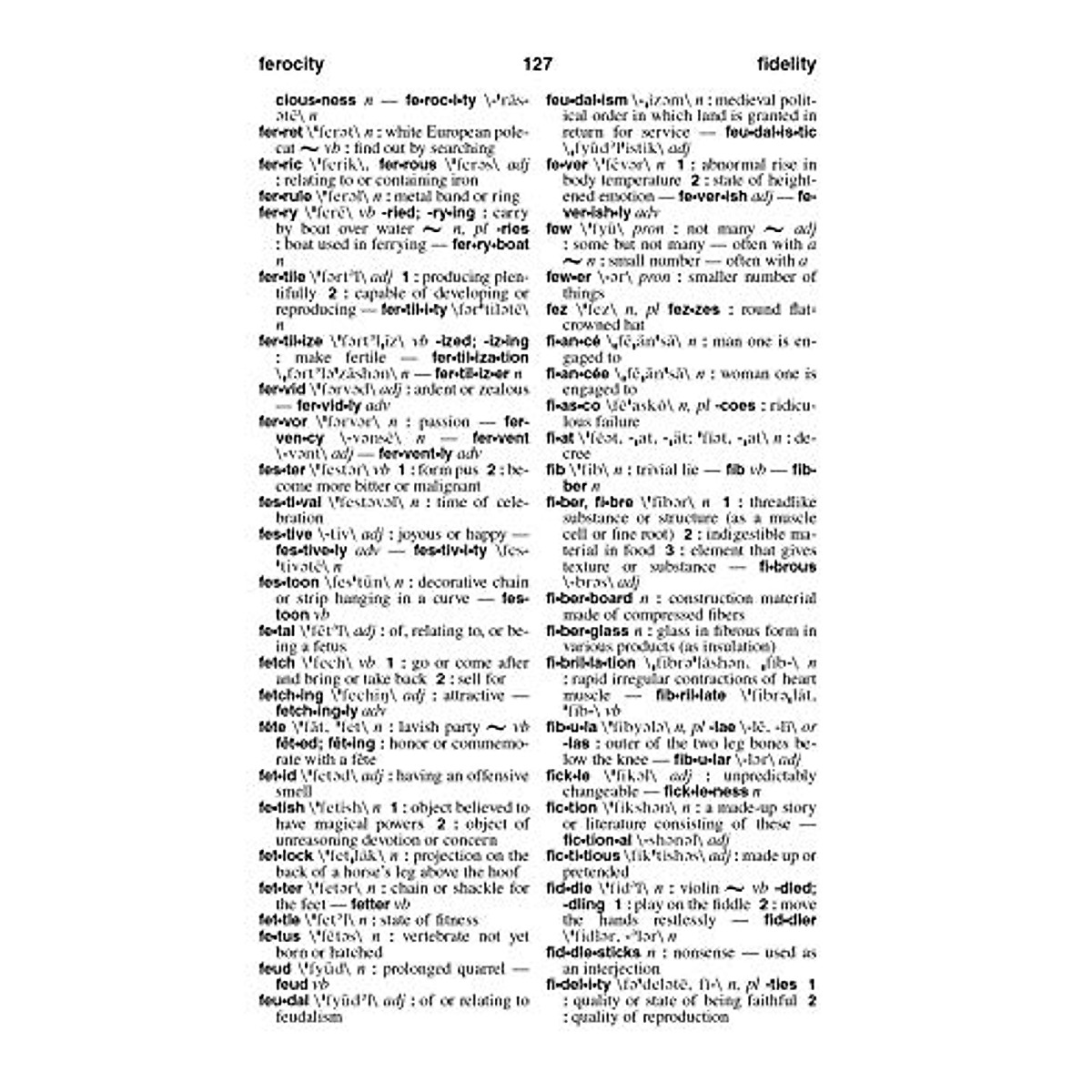 Merriam-Webster's Pocket Dictionary, Newest Edition, (Flexi Paperback) (Pocket Reference Library)