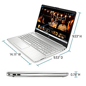 HP 15-inch Touchscreen Laptop, AMD Ryzen 3 3250U, 8 GB RAM, 256 GB SSD, Windows 11 Home in S Mode (15-ef1020nr, Natural Silver)