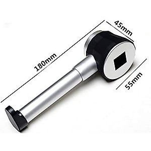 10X Handheld LED Optical Glass Magnifier with Scale Magnifying Jewelry Loupe