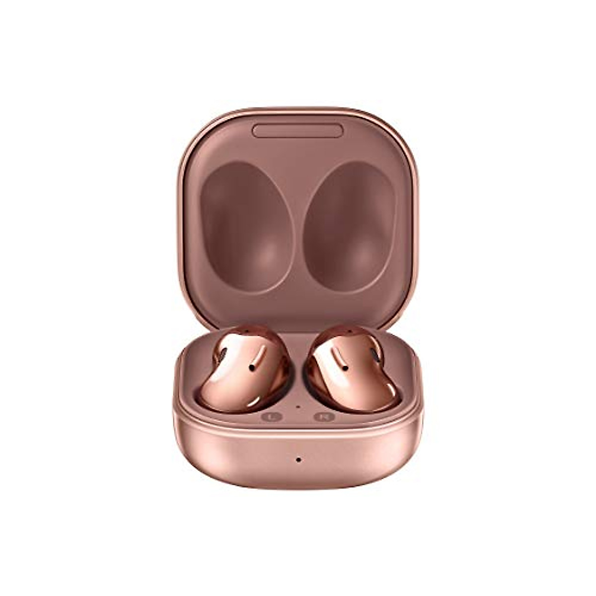SAMSUNG Galaxy Buds Live True Wireless Earbuds & SAMSUNG Galaxy Buds Live True Wireless Earbuds US Version Active Noise Cancelling Wireless Charging Case Included, Mystic Black