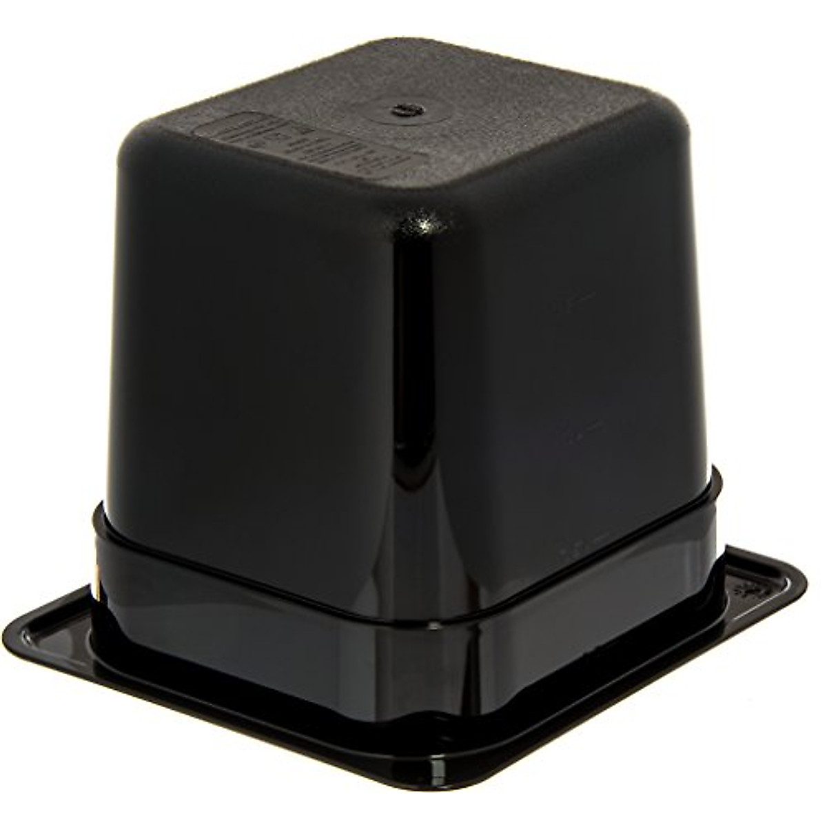 Carlisle FoodService Products 3068503 Plastic Food Pan, 1/6 Size, 6 Inches Deep, Black