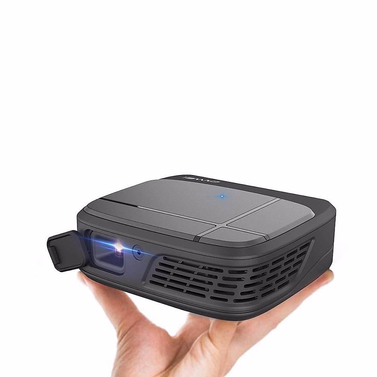 Pocket DLP Mini Projector 3D WiFi Full HD 1080P Supported Outdoor Movie Cinema Wireless Airplay Home Theater with Battery Powered for iPhone Android TV Stick DVD Player Laptop Tablet PS5 HDMI USB